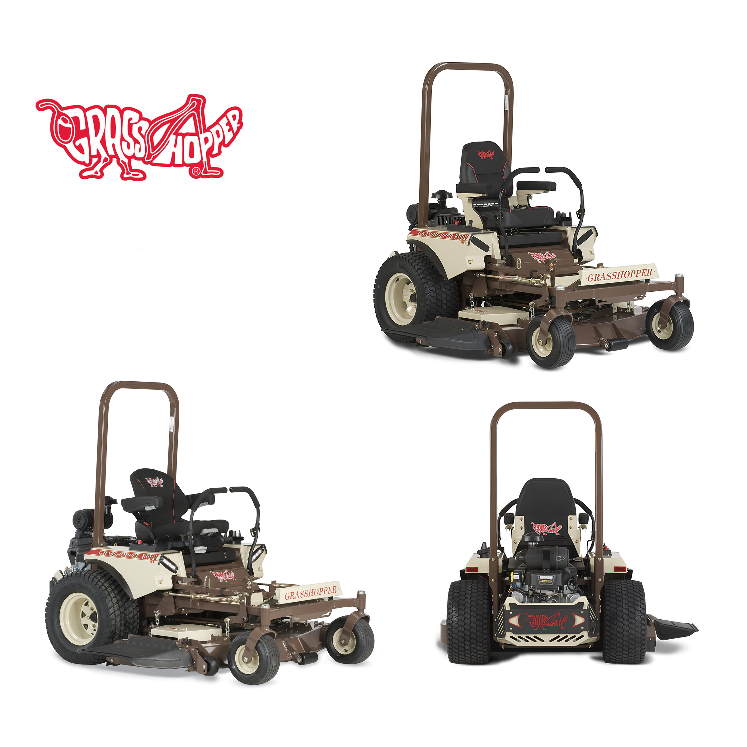 Grasshopper - Zero Turn Mowers, Mid Mount, 300V Series – Oakboro ...